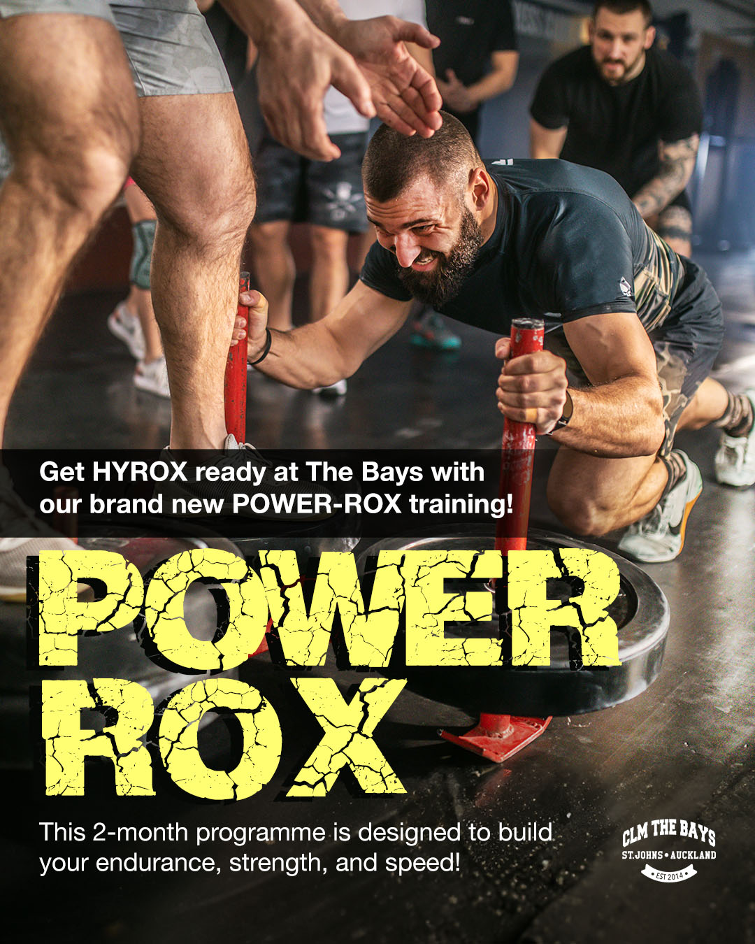 POWER-ROX – Seasonal HYROX Training Class | CLM The Bays