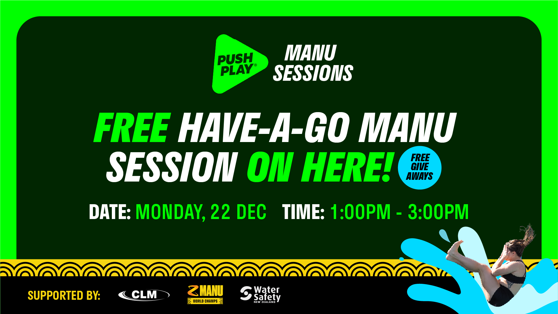 Push Play Manu Sessions at Otahuhu Pool & Leisure Centre | Ōtāhuhu Pool ...
